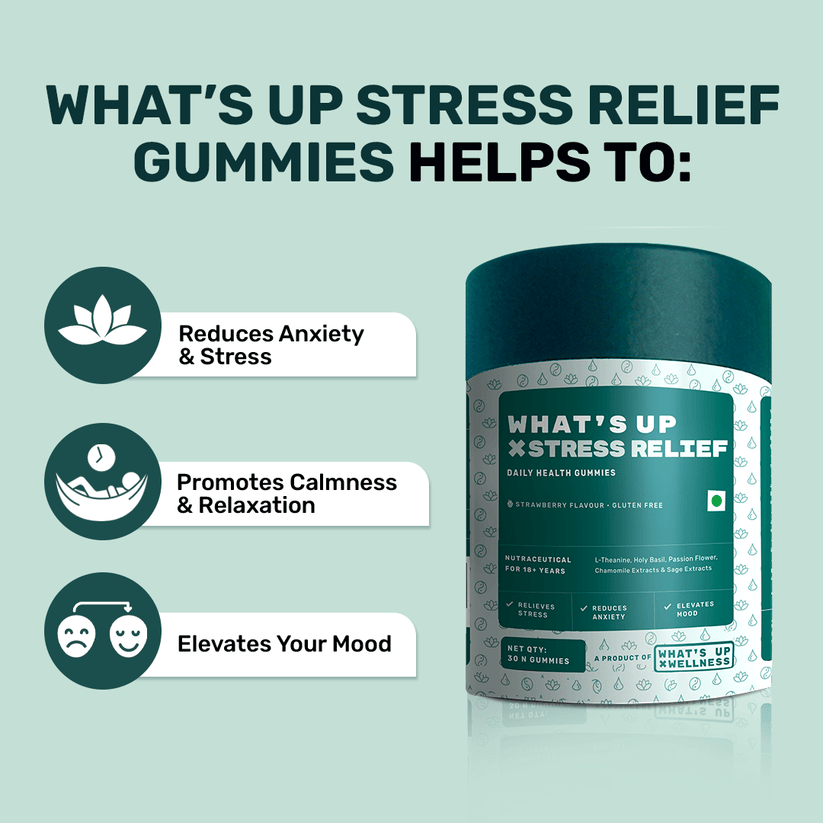 Stress Relief Gummies - Stress Management Supplements | What's Up Wellness
