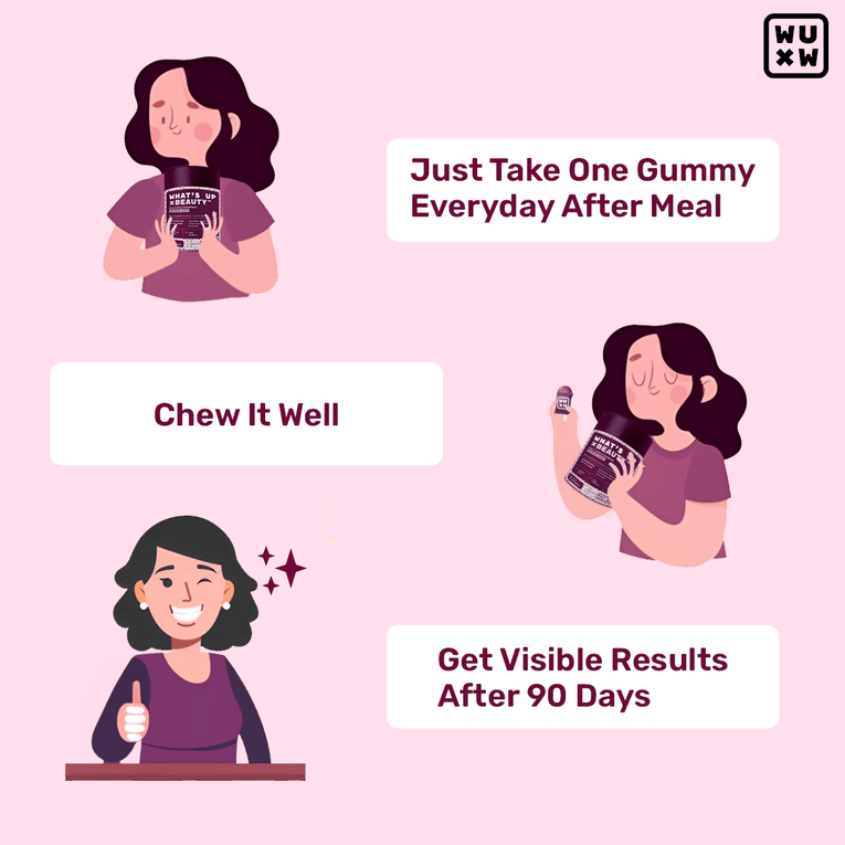 Biotin Gummies for Hair, Skin, & Nails | What's Up Wellness