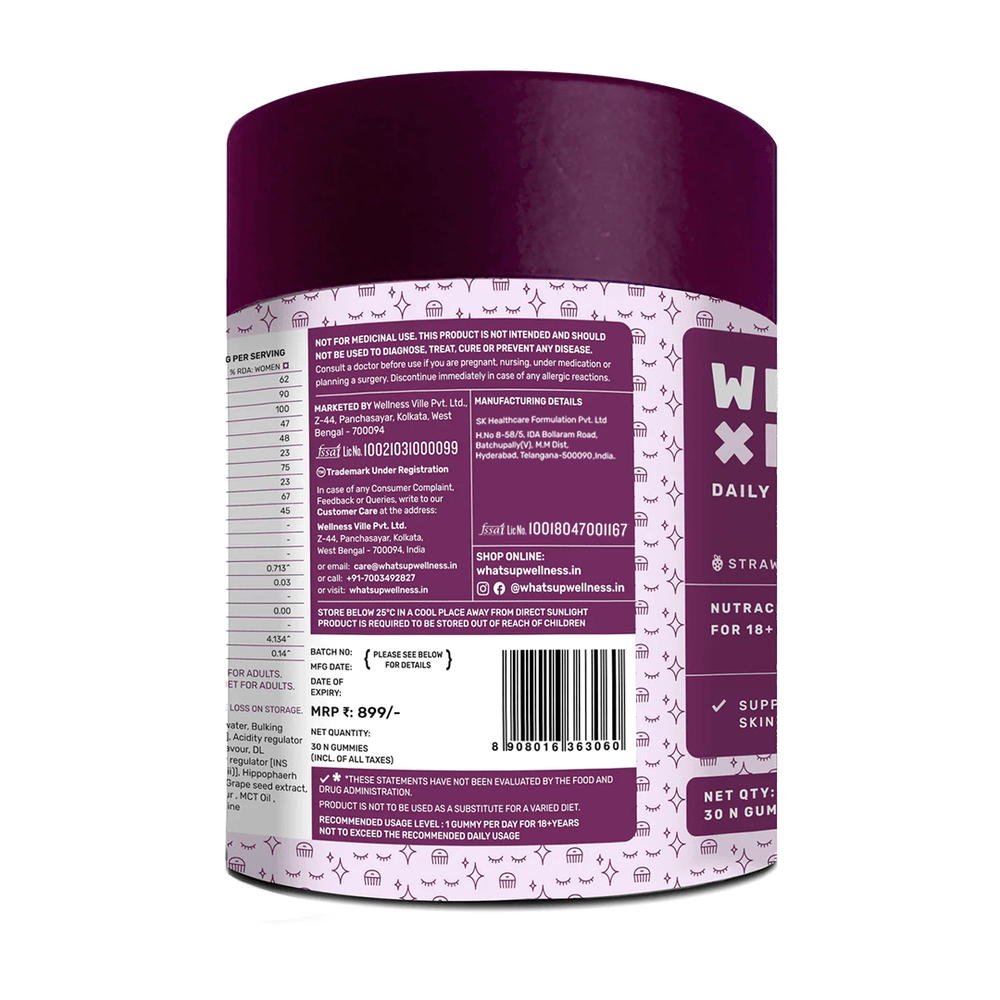 Biotin Gummies for Hair, Skin, & Nails | What's Up Wellness